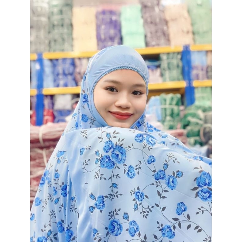 TELEKUNG SOLAT/SEMBAHYANG/KAIN/HIGHT QUALITY/TELEKUNG CORAK BUNGA ROS ...