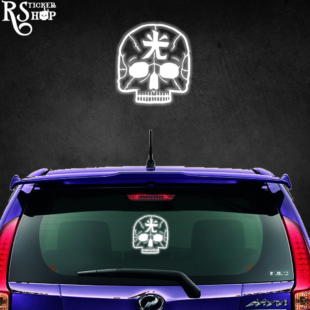 Hikari Riders Logo Reflective Rainbow colorful Car / Motor Sticker / RS ...