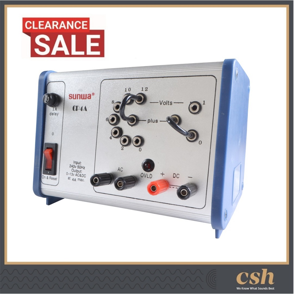SUNWA TC4A Analog Power Supply (CLEARANCE OFFER) (No warranty) | Shopee ...