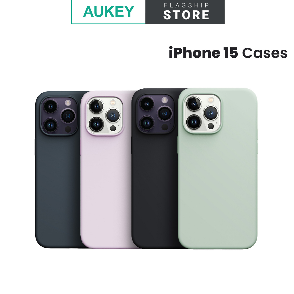 Aukey PC-GJ10 LiquidFlex Magnetic MagSafe Hard-Shell Phone Case for ...