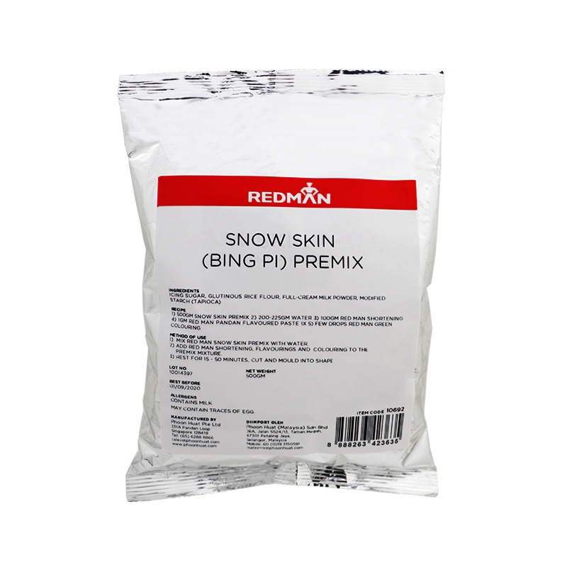 RedMan Snow Skin Premix (BING PI) 冰皮月饼 500G [Halal] | Shopee Malaysia