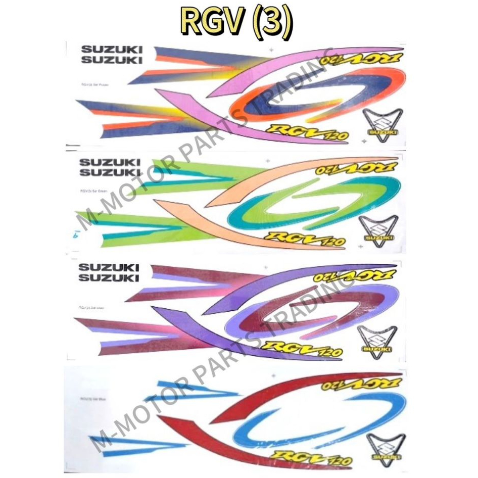 SUZUKI RGV (3) BODY STICKER | Shopee Malaysia