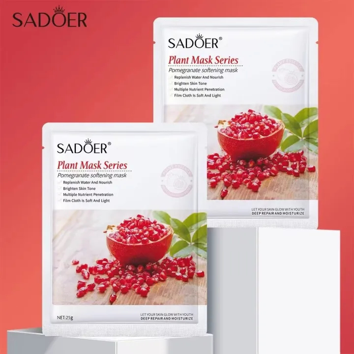 SADOER plant extract mask moisturizing brightening soothing shrinking ...