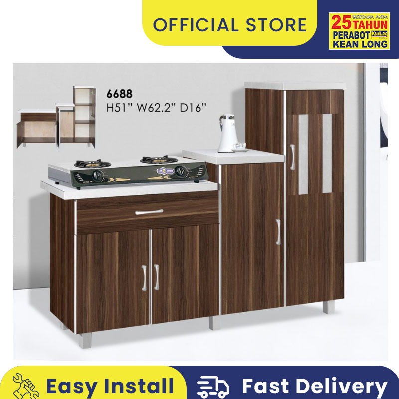 KLSB Almari Dapur Rendah / Low Kitchen Cabinet / Kitchen Cabinet ...