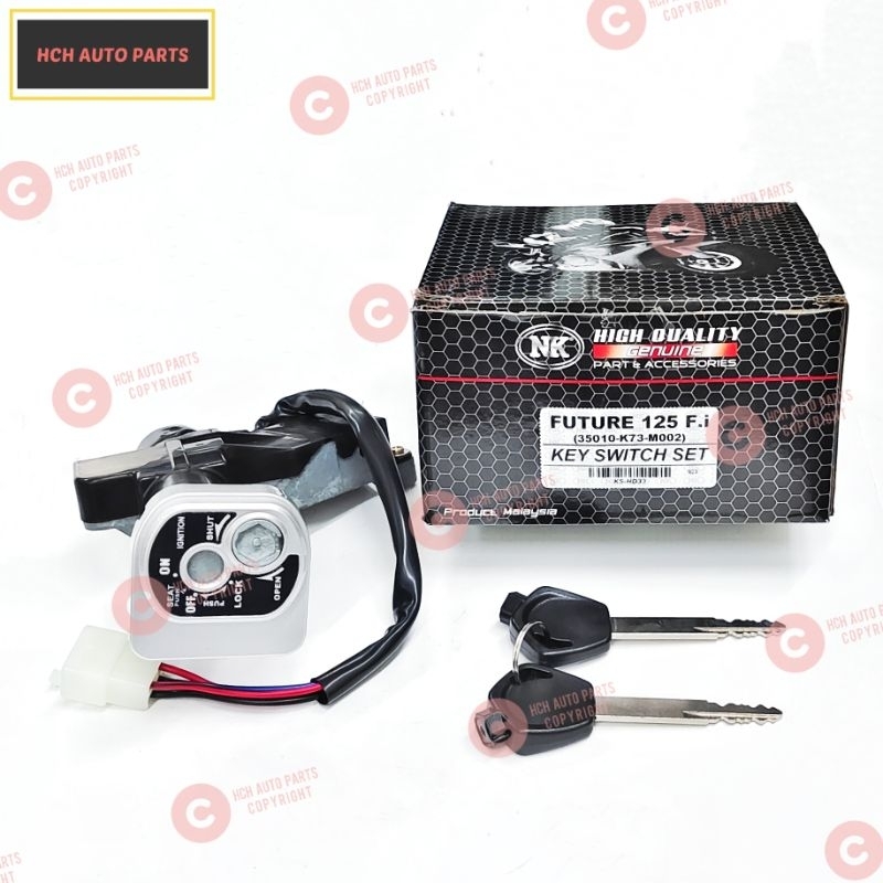 IGNITION KEY SWITCH SET - HONDA - FUTURE 125 Fi/ WAVE 125i V1 - 35010-K73-M002 (NK) | Shopee ...