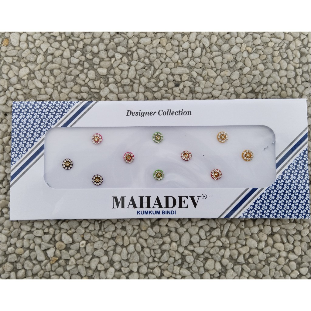 Fancy White Stone Design Indian Sticker Pottu Forehead Bindi Potu Wear ...