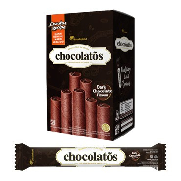 CHOCOLATOS BY GARUDAFOOD STICK CHOCOLATE & VANILLA SNACK Box | Shopee ...