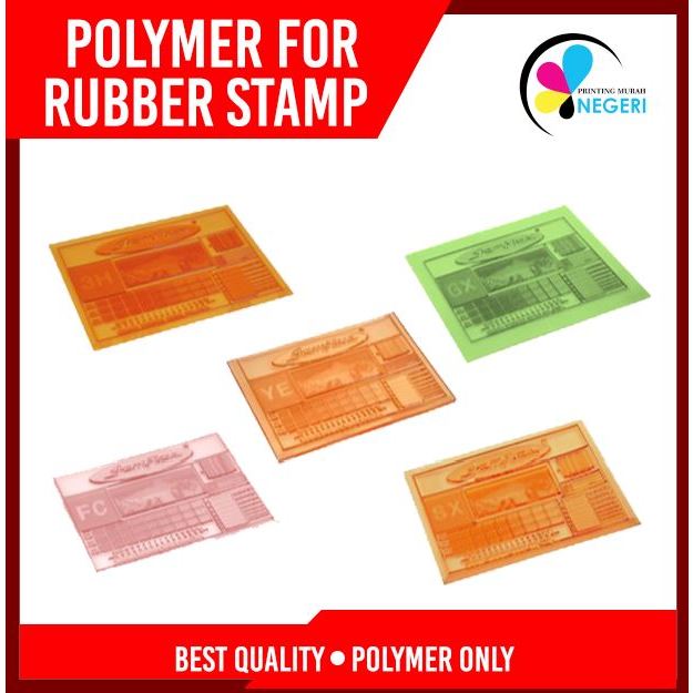 POLYMER FOR RUBBER STAMP (GETAH SAHAJA) | Shopee Malaysia
