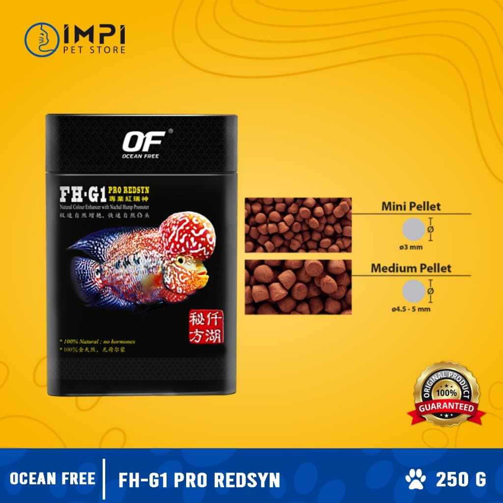 OCEAN FREE FH-G1 Pro Redsyn Natural Colour Enhancer (250G) | Shopee Malaysia