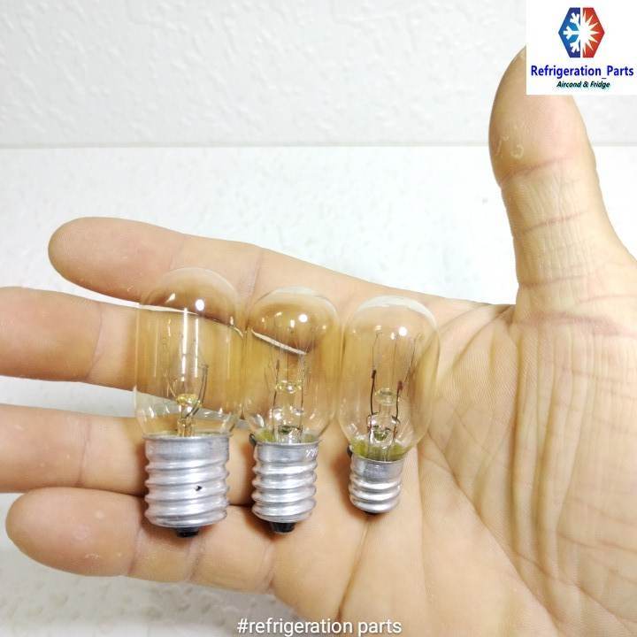 CZ lampu mentol kecil peti sejuk E17 E14 E12 berpusing lampu kuning ...