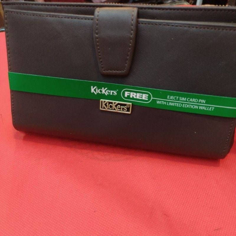 Kickers Leather Long Purse With Eject Phone Pin IC51468/51469/51470 ...