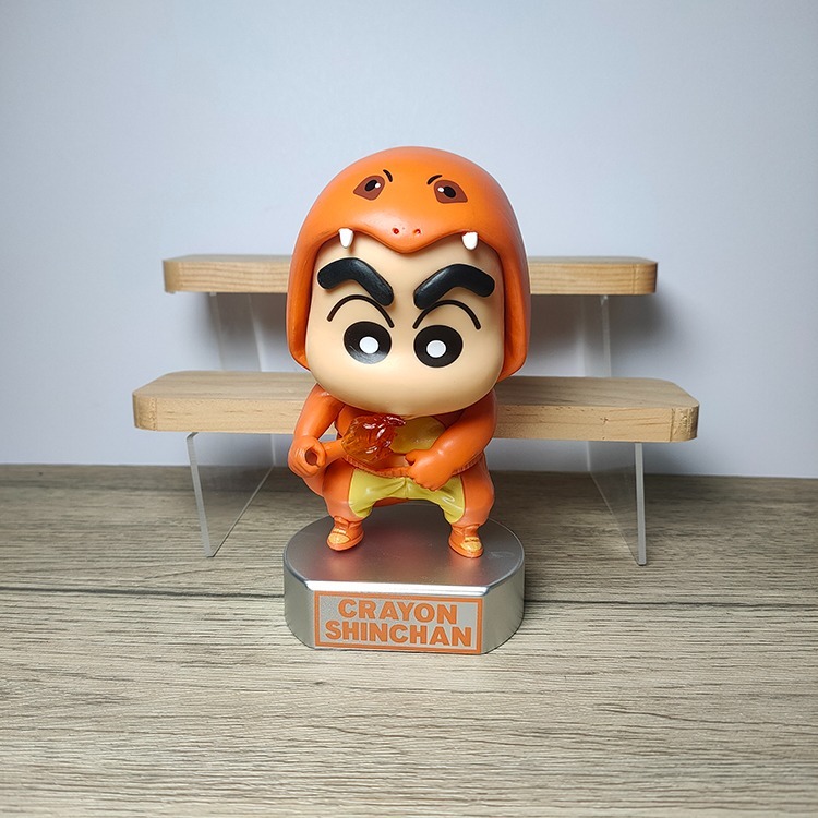 Shin Chan Pokemon Figure Pikachu Psyduck Charmander Bulbasaur Gift ...