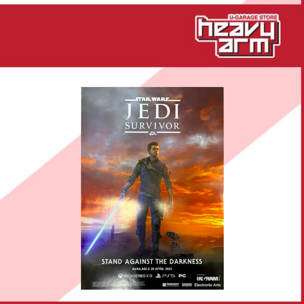 PS5 Star Wars Jedi Survivor Poster A2 Size (Official) | Shopee Malaysia