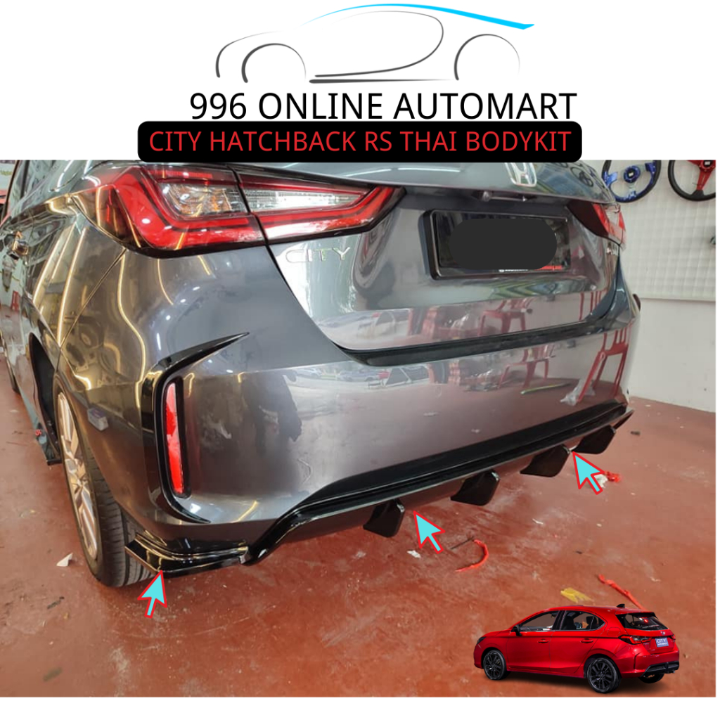 CITY HATCHBACK THAI RS DIFFUSER BODYKIT LIP/ RS THAI LIP BODYKIT GLOSSY ...