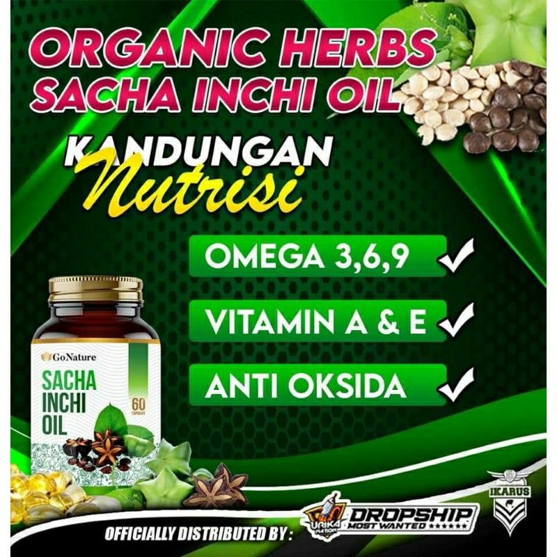 Promosi sacha inchi oil Original 500mg | Shopee Malaysia