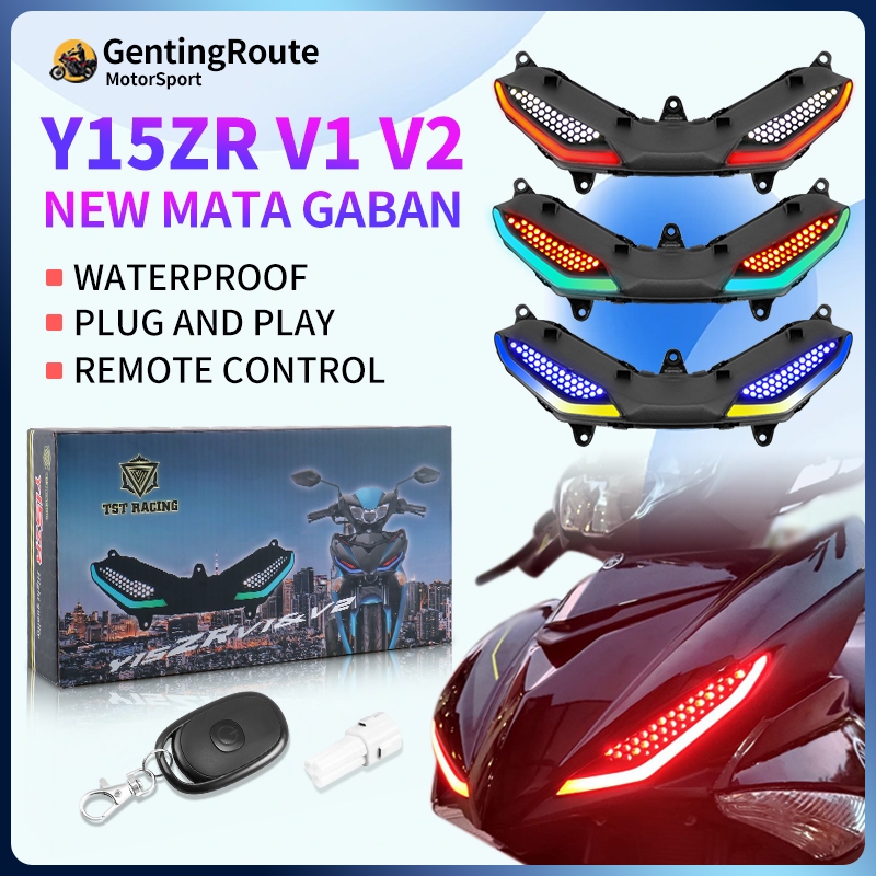 RGB Y15ZR V1 V2 Mata Gaban LED Pilot Light Y15 Lampu Dada Signal Lamp Position Lampu Remote ...
