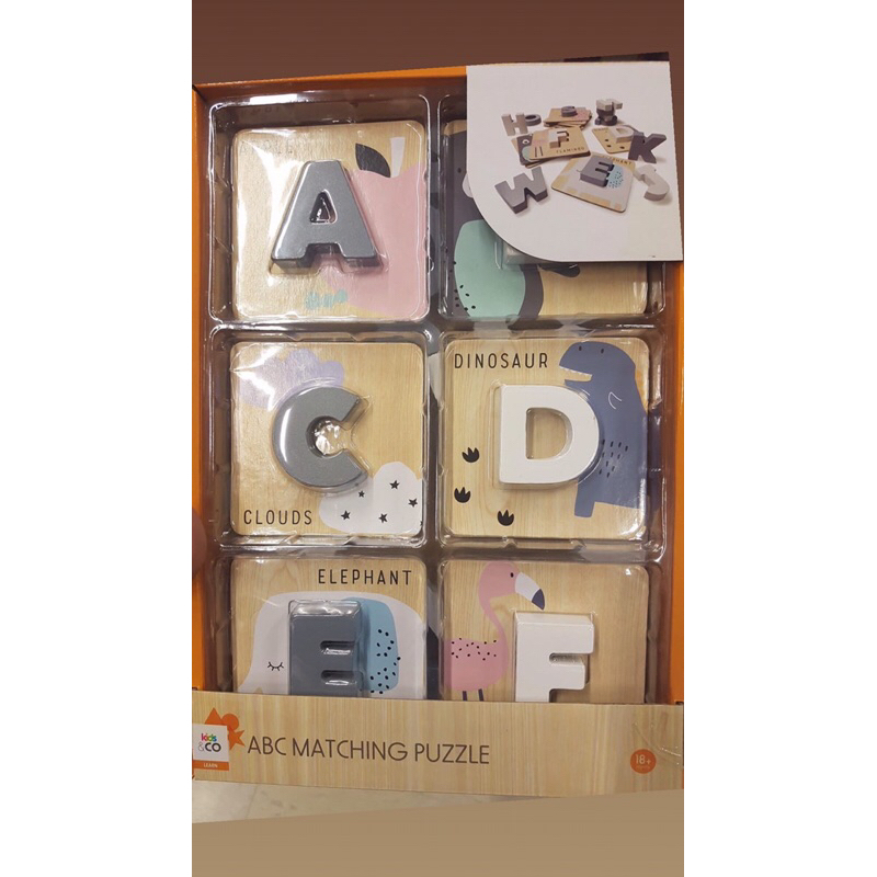 ABC Matching Puzzle Kmart | Shopee Malaysia