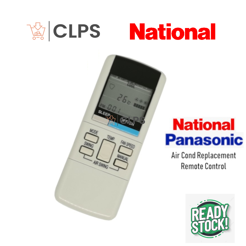 National Air Cond Conditioner Remote Control 75C598 Alat Kawalan Jauh ...