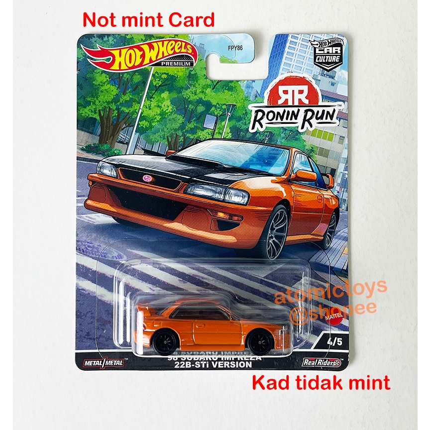 Hot Wheels '98 Subaru Impreza 22B STI Version Ronin Run 2022 *Japan ...