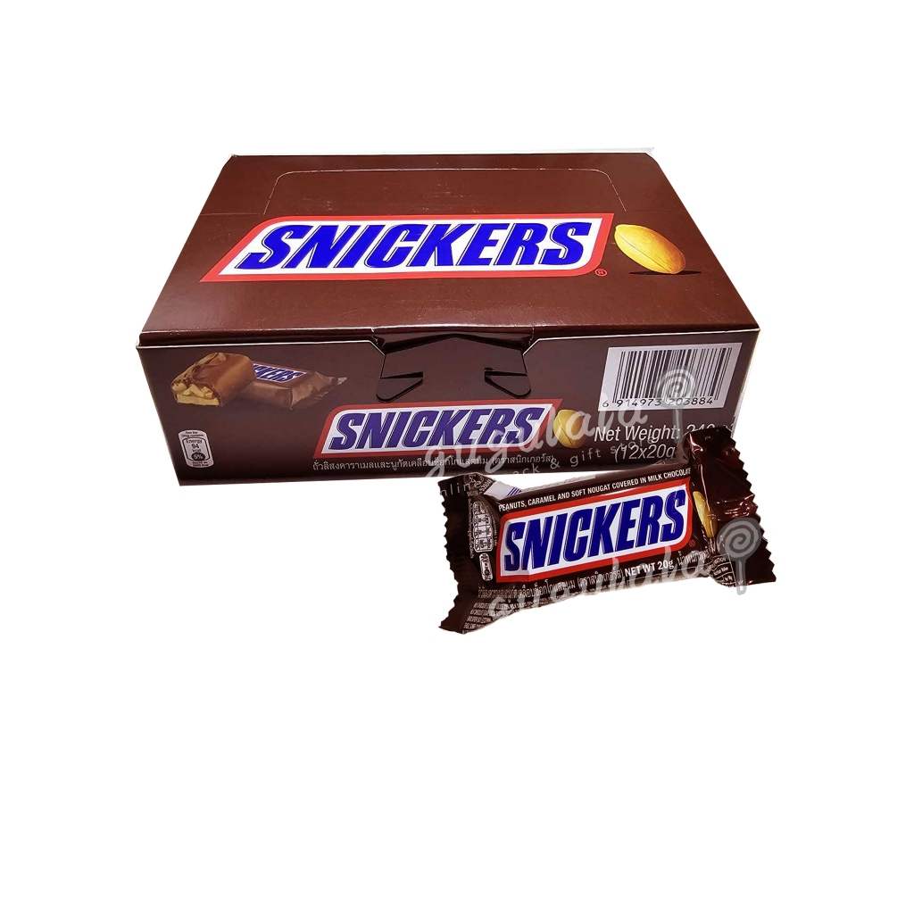 Snickers Chocolate 20g x 12pcs | Shopee Malaysia