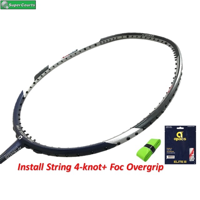 【Install String Elite III 4 knot+Foc Overgrip】Apacs Lethal 10 Original ...