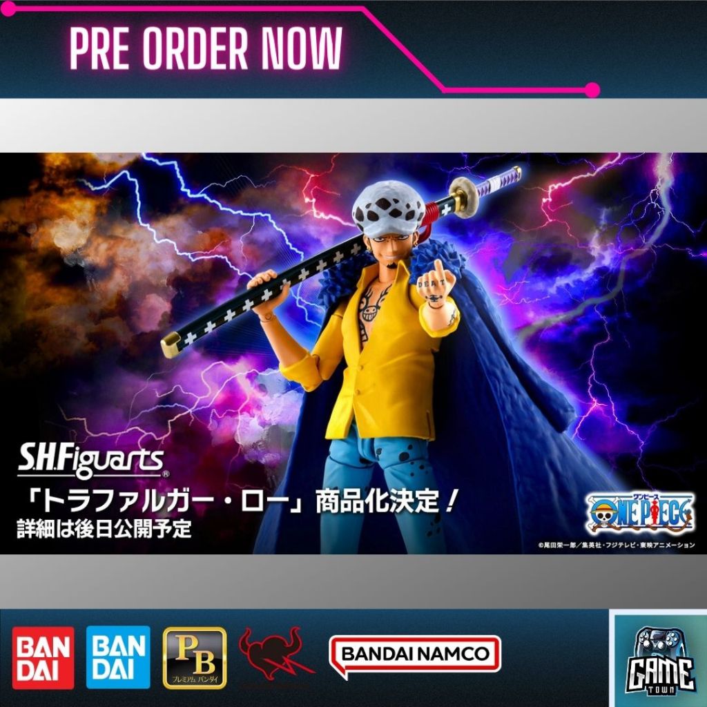 Bandai Tamashii SHF S.H.Figuarts Trafalgar. Law -The Raid on Onigashima ...