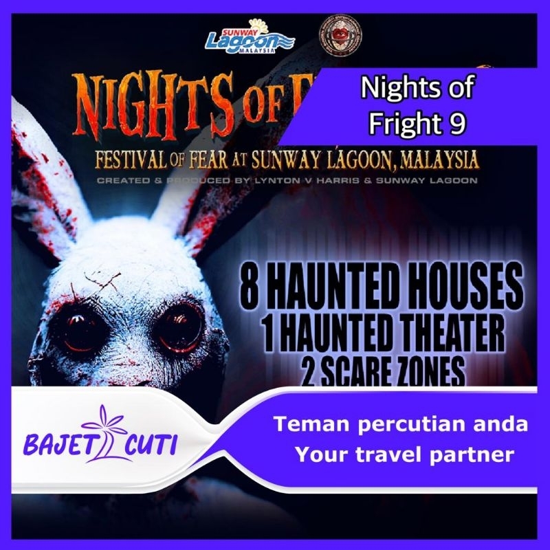 (4-5/11 Ticket Available) Sunway Lagoon Nights of Fright Ticket ...