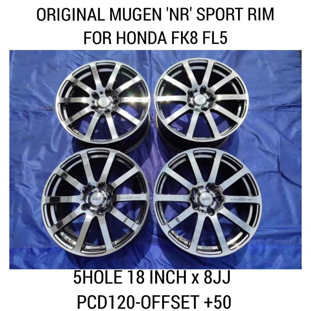 MUGEN NR HONDA ORIGINAL JAPAN SPORT RIM SET | Shopee Malaysia