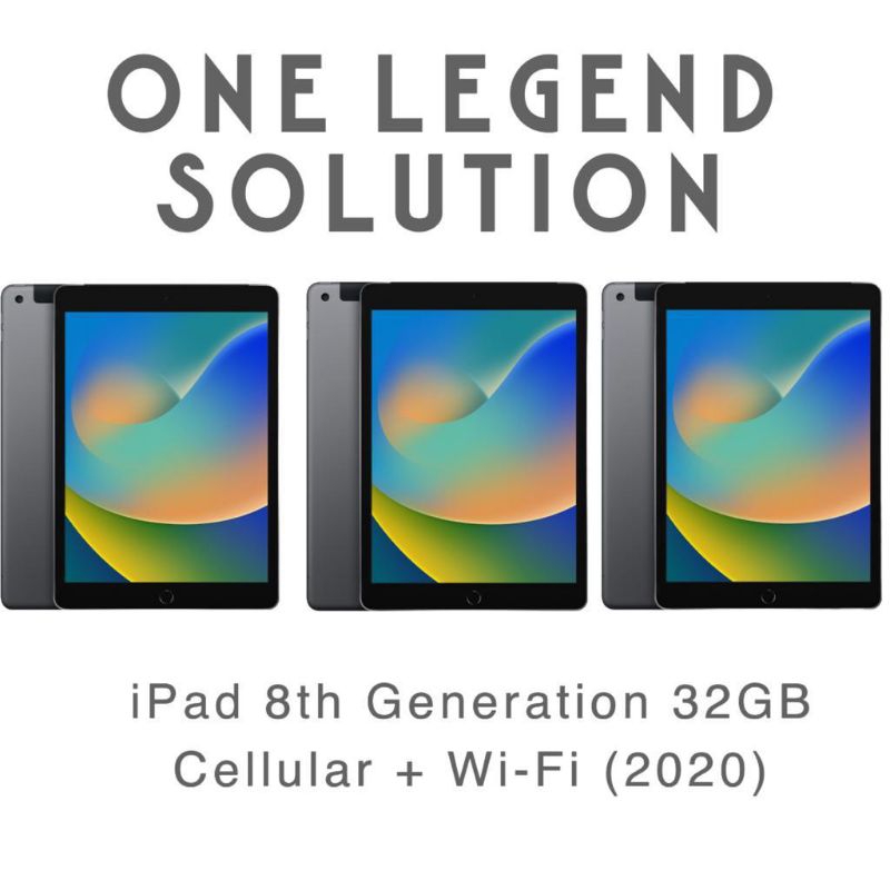 ORIGINAL USED PAD 8TH GENERATION (2020) 10.2 32GB CELLULAR + WI-FI ...