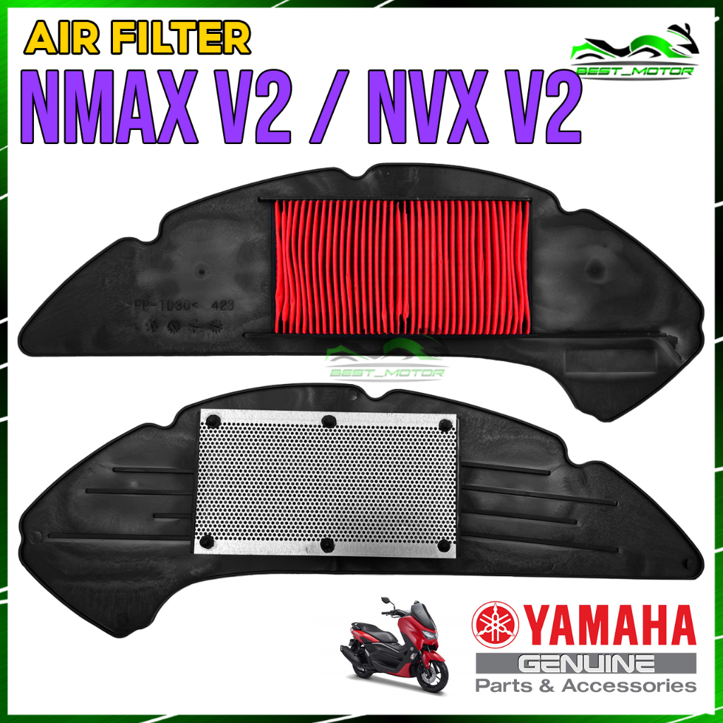 AIR FILTER YAMAHA NMAX 150 V2 / NMAX150 / NMAX 150 YAMAHA AIR CLEANER ...
