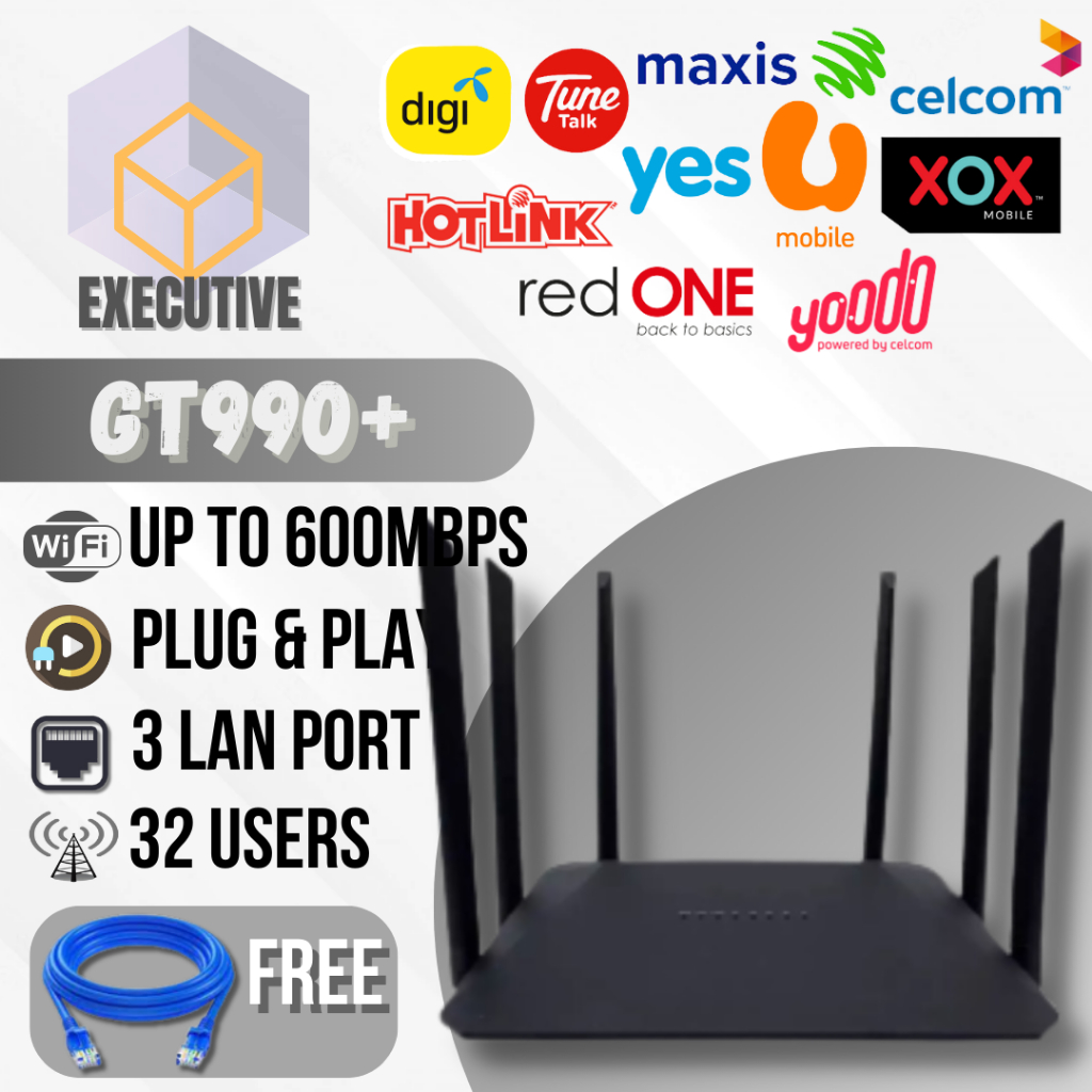 Crazt Promo GT990+ Modified Unlimited Hotspot 4G 5G LTE Modem Router ...