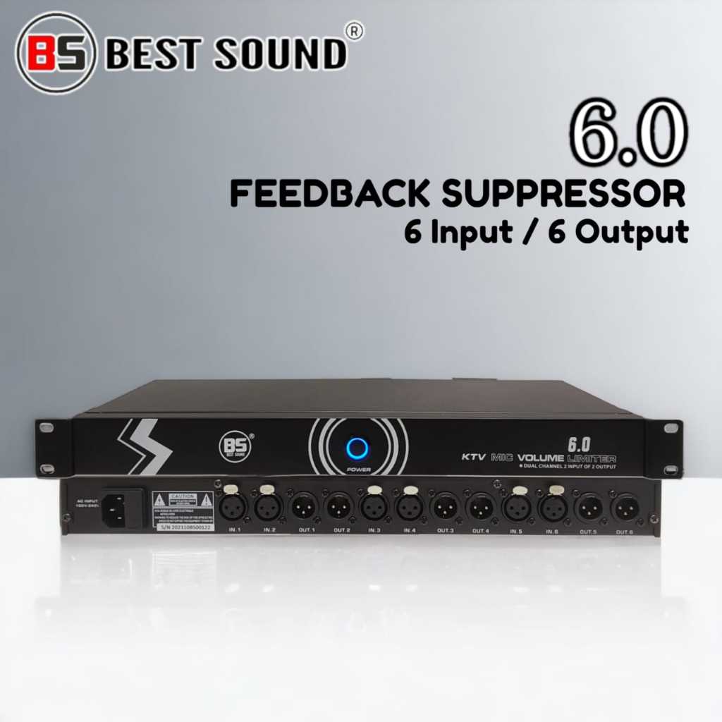 (READY STOCK) BS BEST SOUND FEEDBACK SUPPRESSOR ANTI HOWLING FBX-6 ...