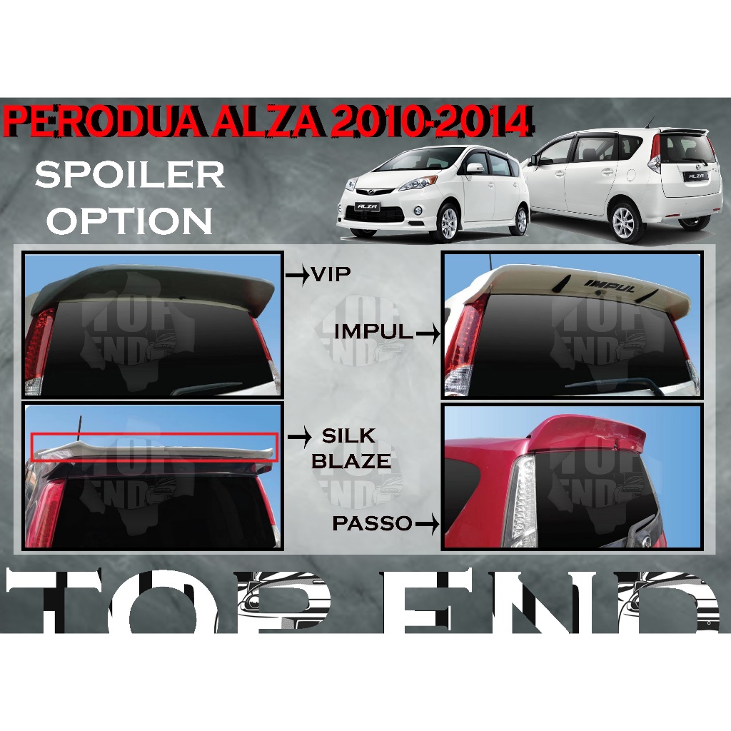 PERODUA ALZA FACELIFT ALZA 2010-2019(VIP/IMPUL/SILK BLAZE/PASSO/SE ...