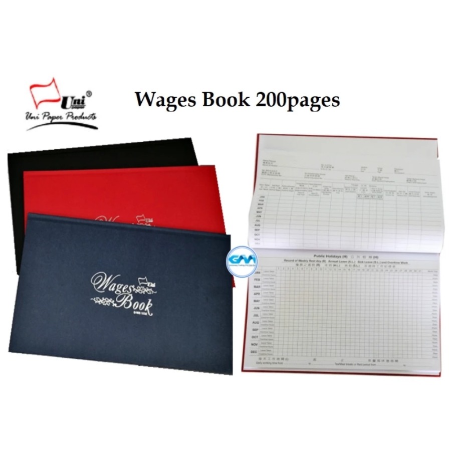 WAGES BOOK/EMPLOYEE SALARY BOOK/Buku Pendaftaran Pekerja | Shopee Malaysia