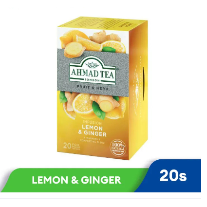 Ahmad Tea Lemon & Ginger 20 teabags | Shopee Malaysia