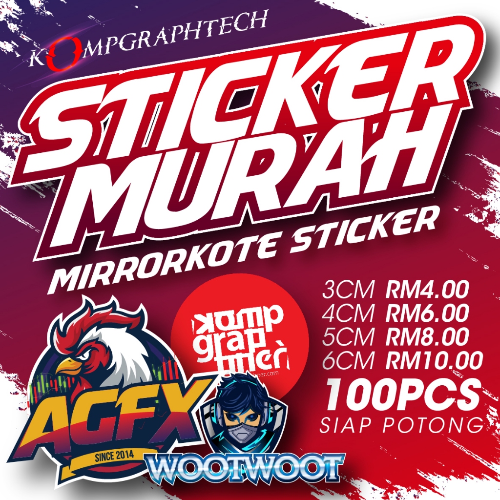 A3 Sticker Potong (Mirorrkote) | Shopee Malaysia
