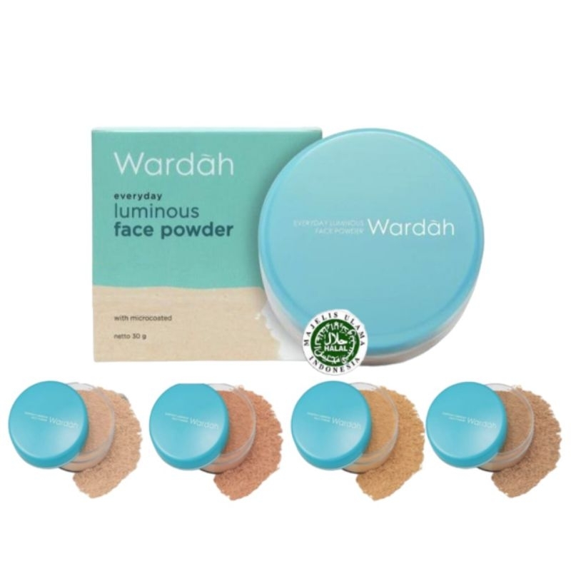 Wardah Luminous Face Powder | Wardah Bedak Tabur | Shopee Malaysia