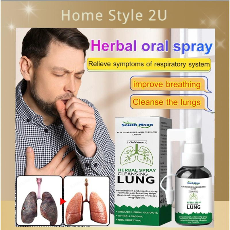 A Herbal Mouth Spray Relieves Lung Respiratory Symptoms Semburan Mulut ...