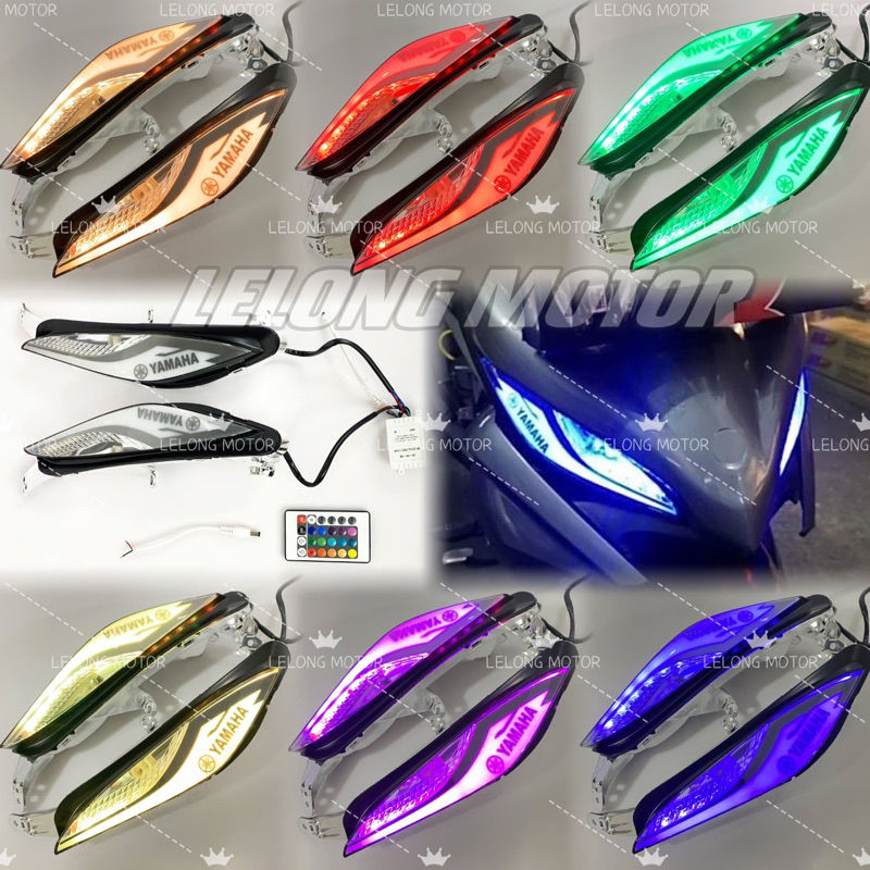 LC135 V3 V5 SIGNAL LIGHT LED WITH REMOTE CONTROL TUKAR WARNA COLOUR LC ...