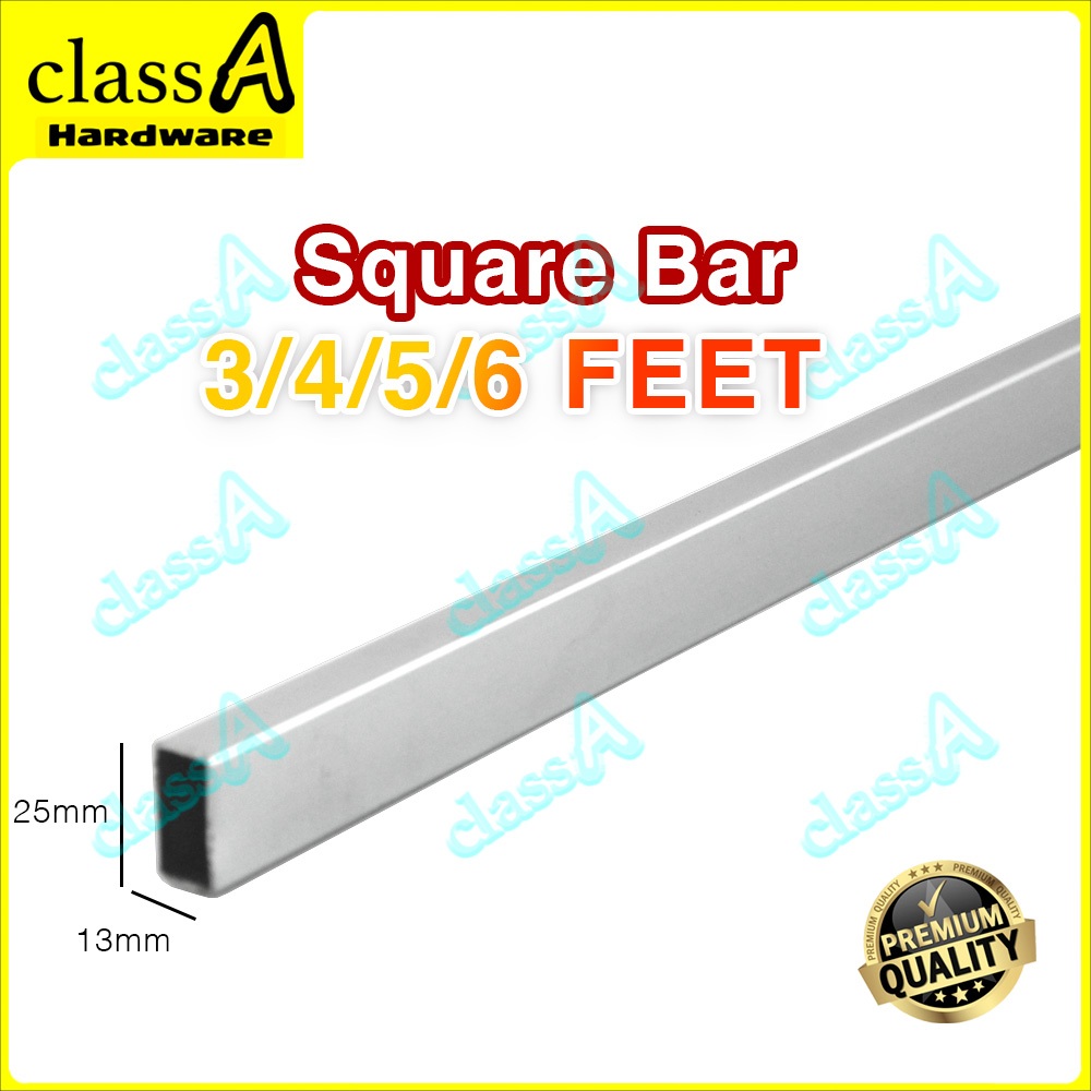 ClassAHW Chrome Steel Square Bar Hanging Clothes Accessories Gadget ...