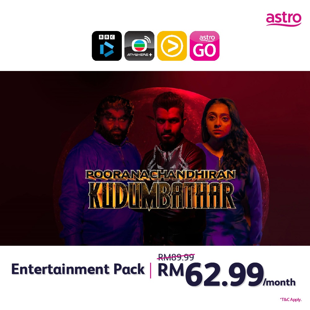Astro Entertainment Pack - TV Subscription Plan, Plug & Play Ulti Box ...