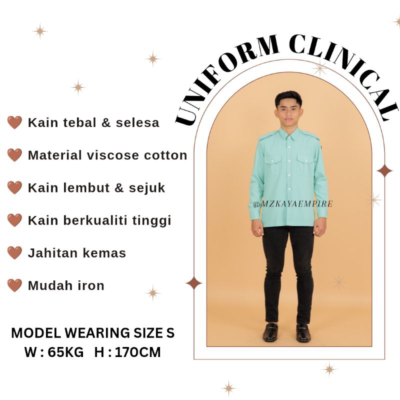 BAJU RASMI PEMBANTU PERUBATAN / MA LELAKI | Shopee Malaysia