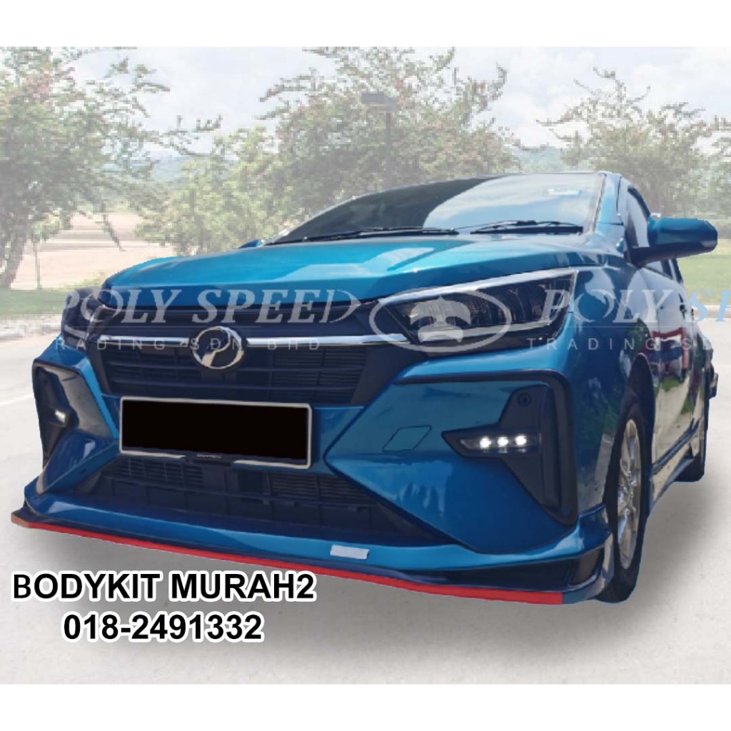 Perodua Axia 2023 OEM Bodykit with Spoiler With Paint | Shopee Malaysia