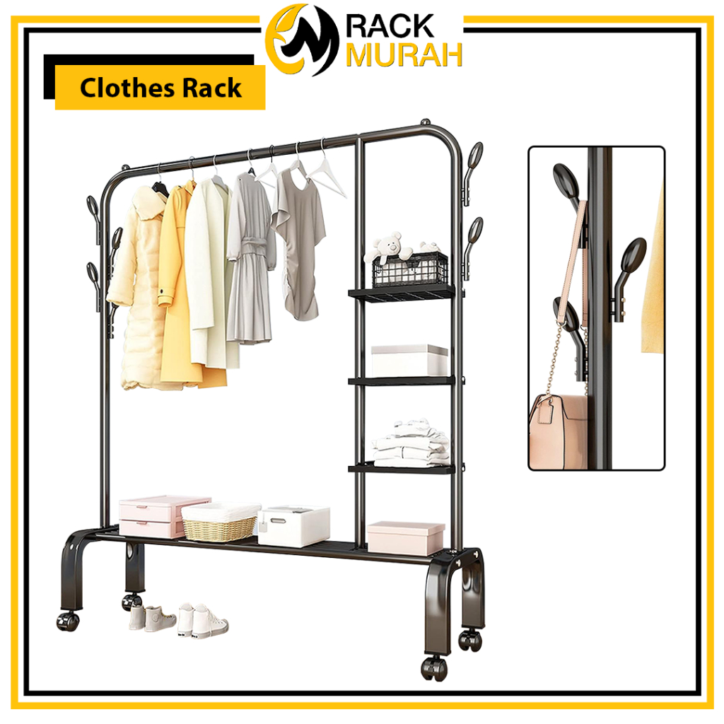 CLOTH HANGING RACK/DETACTABLE DRYING RACK/RACK GANTUNG BAJU/RACK BAJU ...