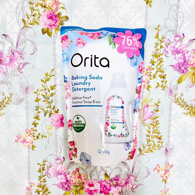 ORITA Baking Soda Liquid Laundry Detergent (1.5kg per bottle) (Rose ...