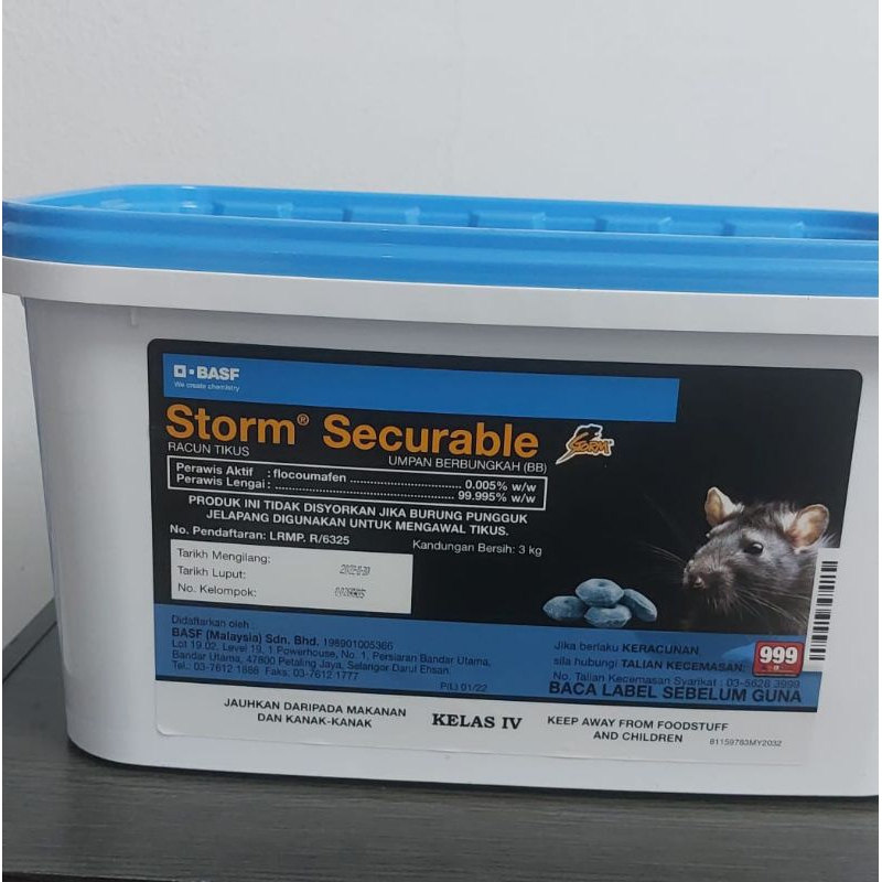 💯💥STORM SECURABLE💥 BASF 3KG | Shopee Malaysia