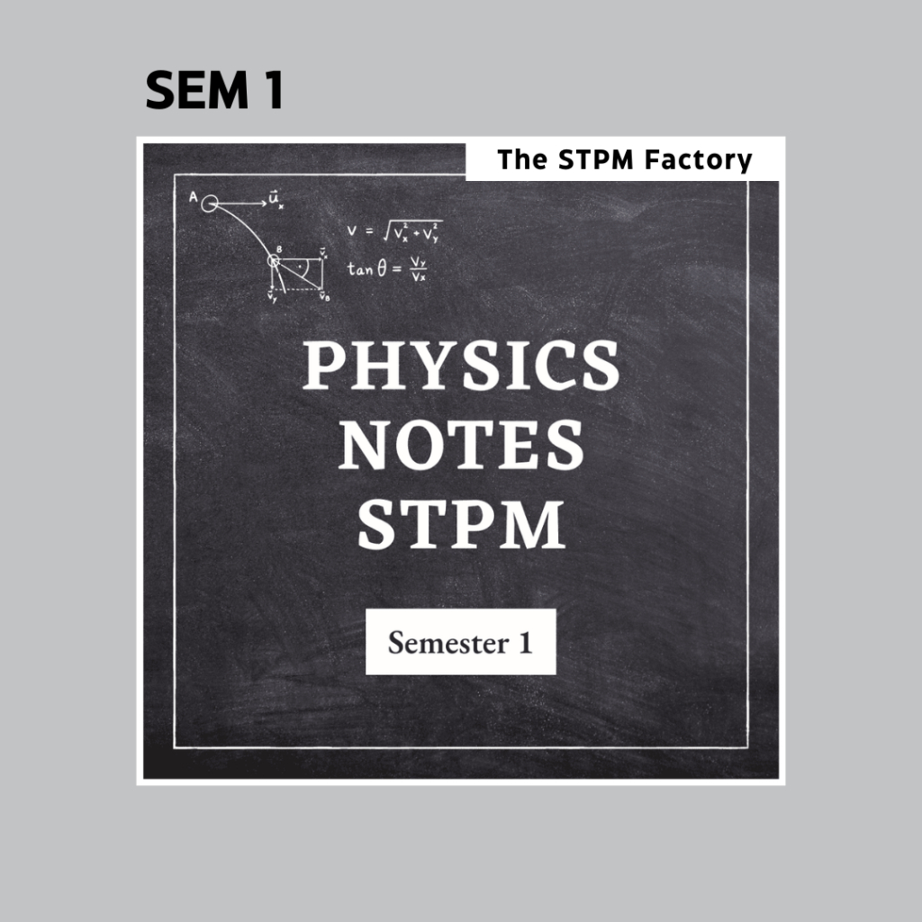 Physics Notes STPM (Semester 1) | STPM 2025 | Shopee Malaysia