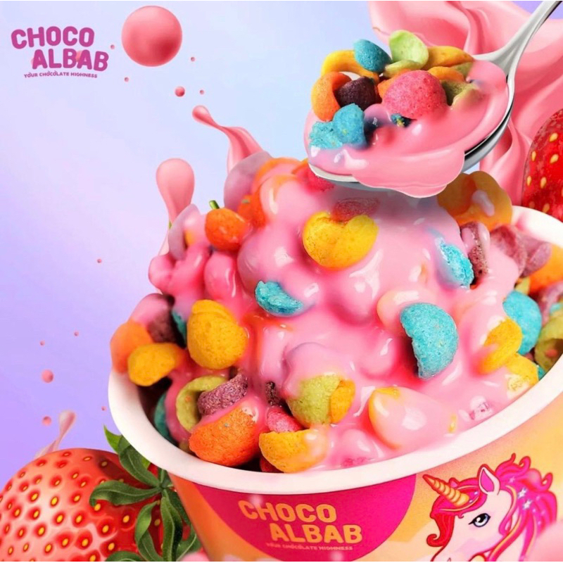 UNICORN STRAWBERRY CHOCOLATE CHOCO ALBAB | Shopee Malaysia