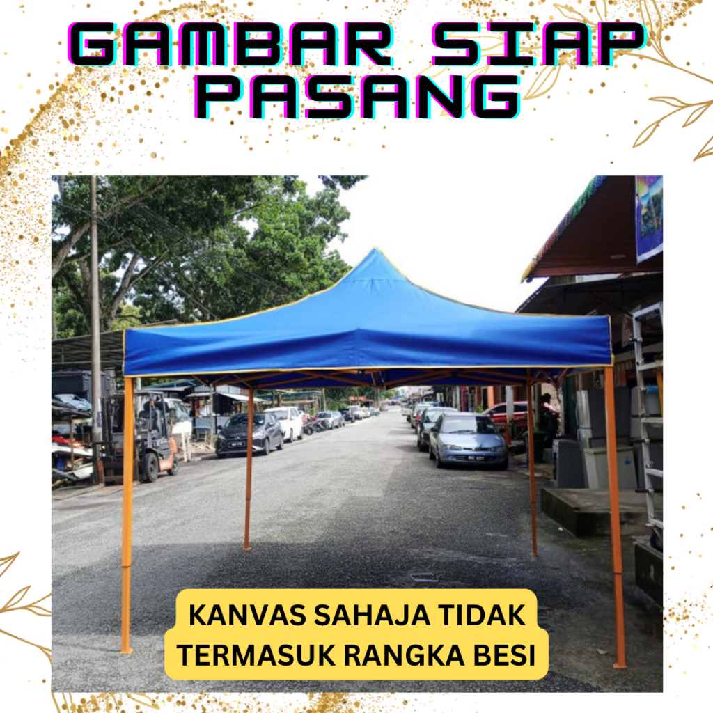 KAIN KHEMAH NIAGA NYLON 800D SAIZ 10ft X 10ft (3M X 3M) | Shopee Malaysia