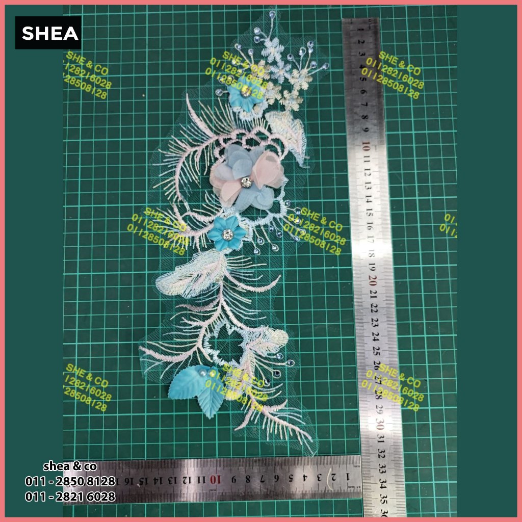LACE LABUCI CORAK BUNGA BERDAUN BERBENTUK KLASIK PELBAGAI PILIHAN WARNA ...